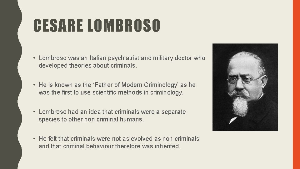 CRIMINOLOGY TASTER SESSION GETTING STARTED WHAT MAKES A