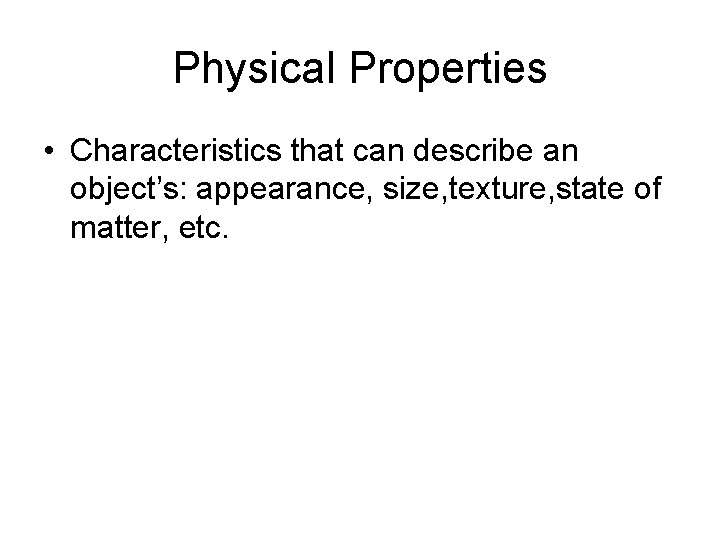 4 th Grade Vocabulary Matter Matter Anything that