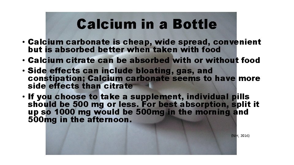 Calcium The Mineral for Inner Strength Jo Bensing