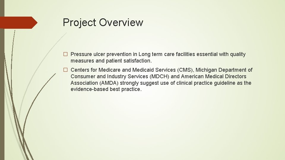 Pressure Ulcer Prevention Project sign off By Amy