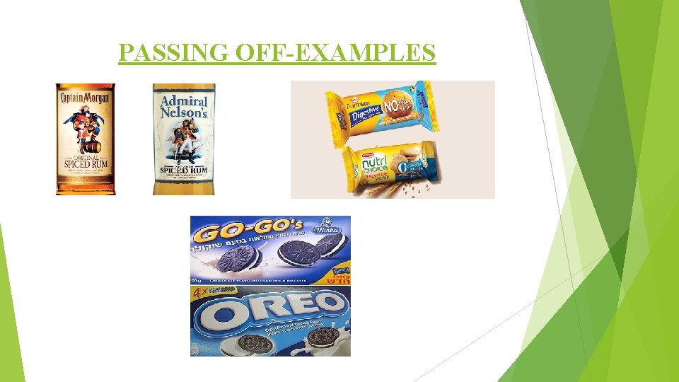 PASSING OFF AND INFRINGEMENT OF TRADE MARK ASST