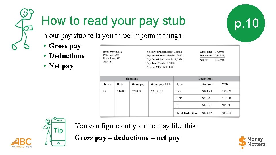 Workbook 5 Understanding your paycheque Welcome to Money