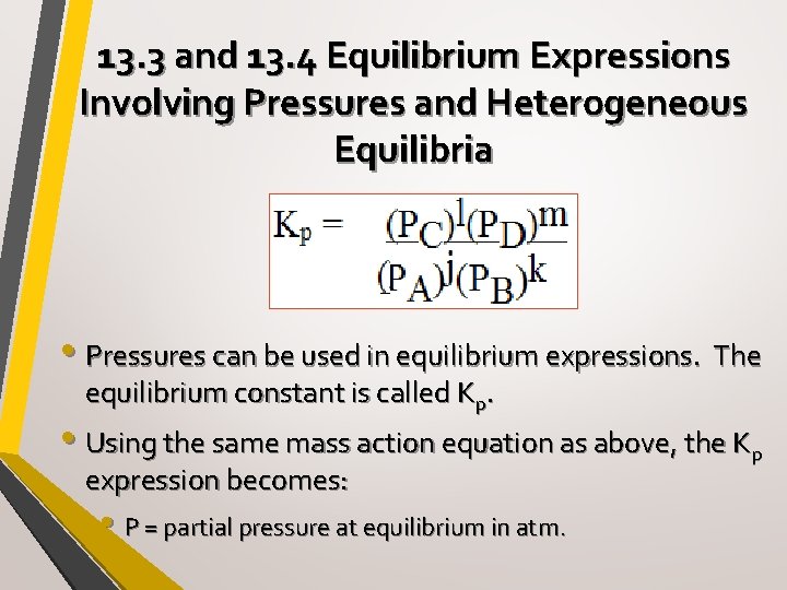APChemistry Chapter 13 EQUILIBRIUM 13 1 The Equilibrium