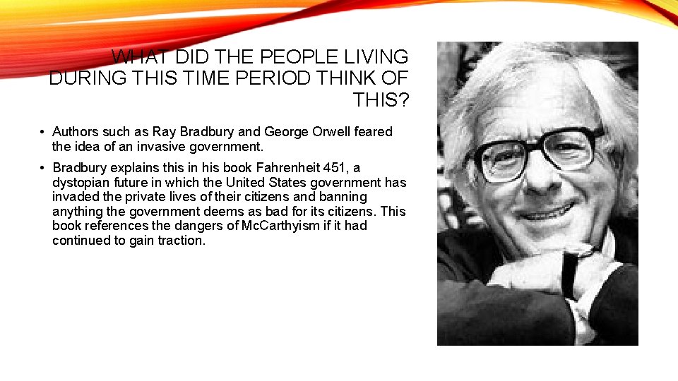 THE EARLY COLD WAR How Fear and Paranoia