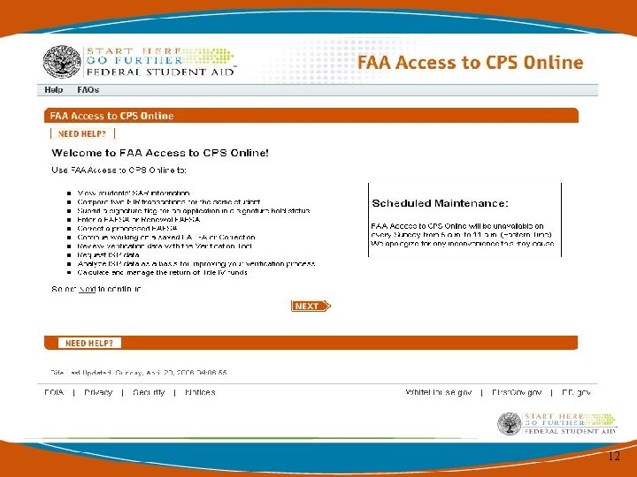 Session 28 FAA Access to CPS Online for