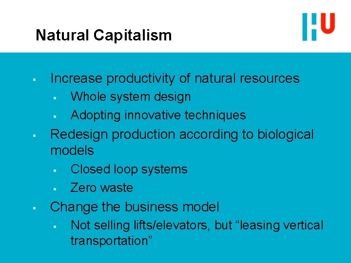 Sustainable Business Models class 4 Circular Economy Lecturer