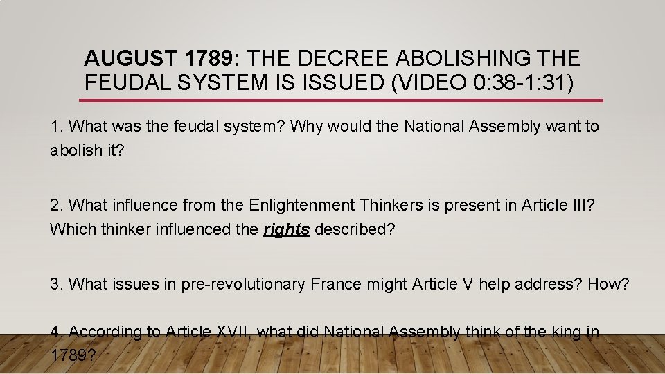 NATIONAL ASSEMBLY HOW DID THE RELATIONSHIP BETWEEN THE