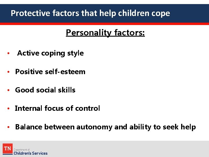Coping Skills for Children of Drug Addicted and