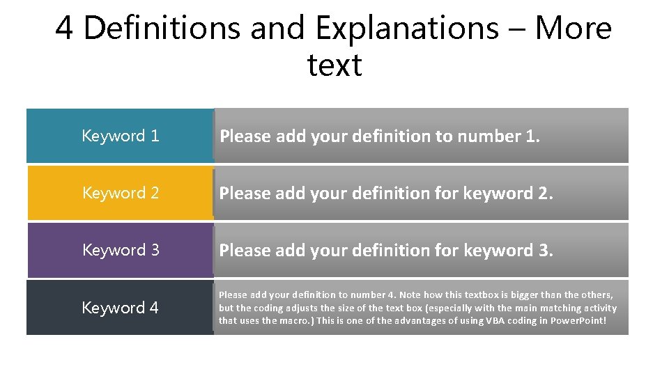 Mr Armstrongs Definitions Slide Creator For Teachers Instructions