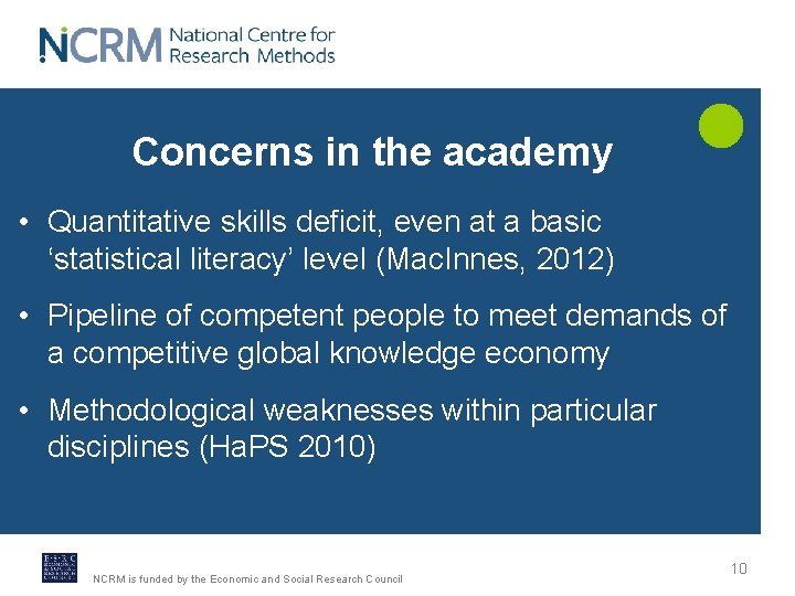 Capacity building in advanced social science research methods