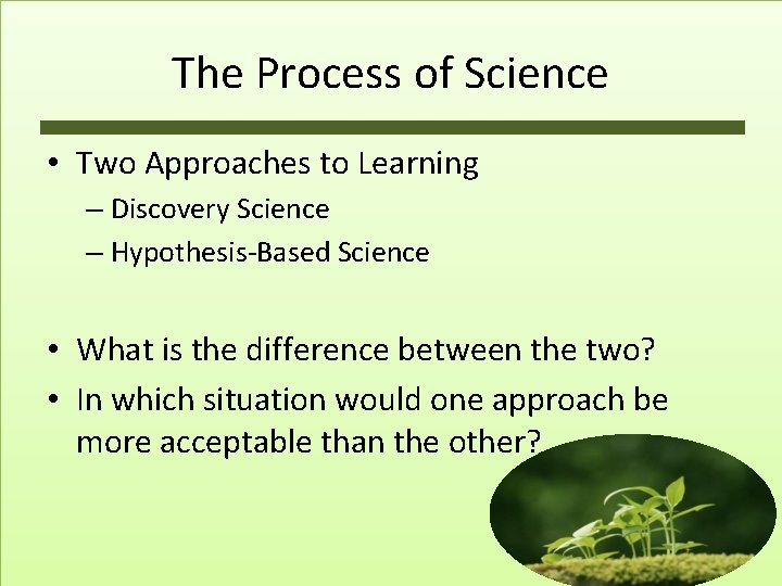 Introduction to Biology Big Ideas in Biology Big
