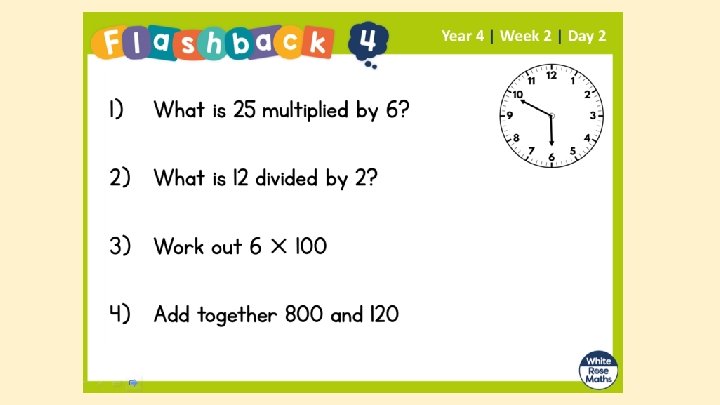 Good morning Year 4 Friday 5 th June