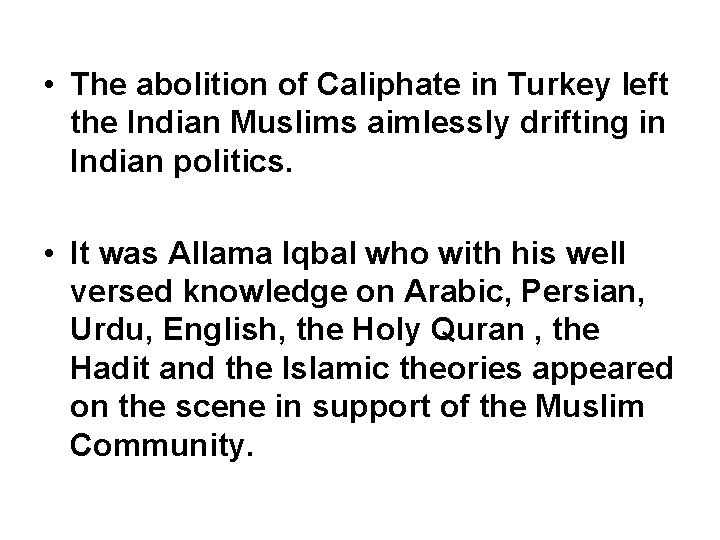 Role of Leadership Allama Iqbal QA Muhammad Ali