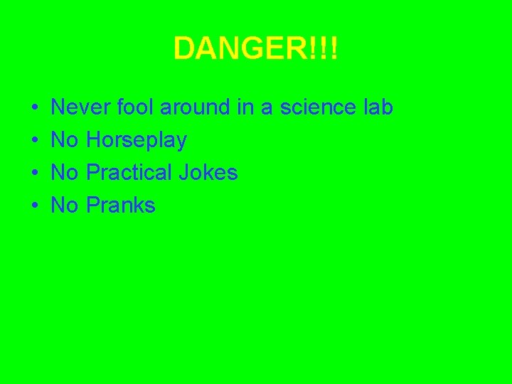 Lab Safety th 5 Grade Safety Rules Guidelines