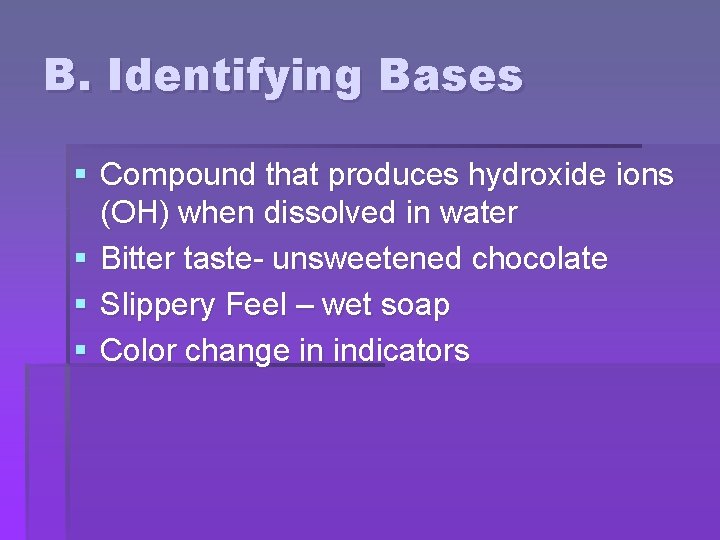 CHAPTER 8 SOLUTIONS AND BASES SECTION 8 1