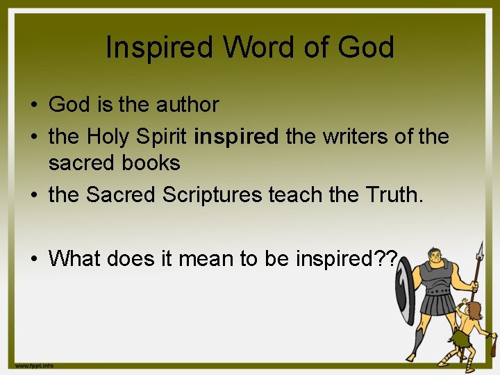 Chapter 2 Introduction to Sacred Scripture The Game