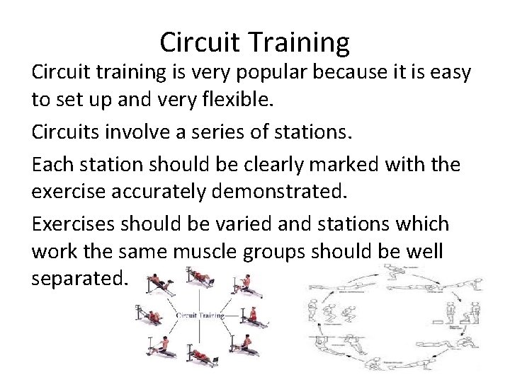 Methods of Training Learning Objectives To know the