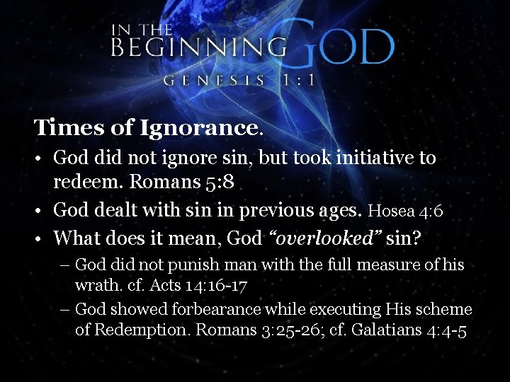 Part 2 What is the Relationship Between God