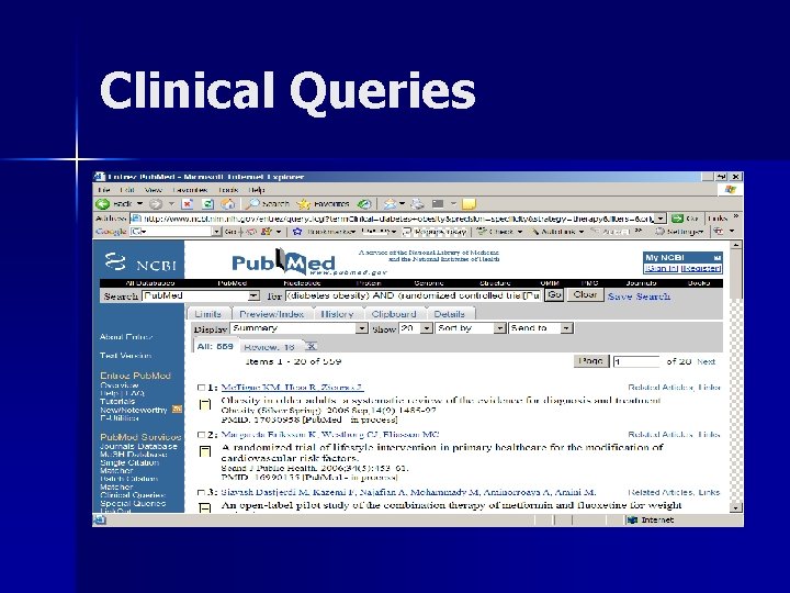 Evidence Based Practice Cleveland Health Sciences Library Case