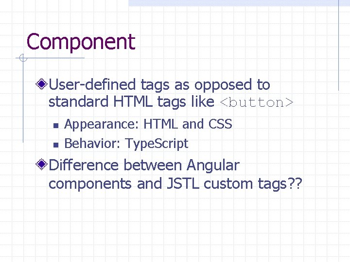 CS 5220 Advanced Topics in Web Programming Angular