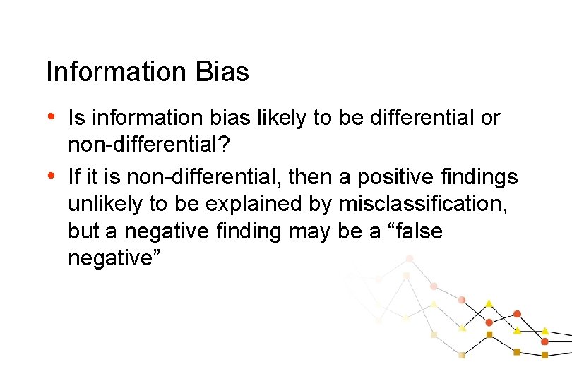 A short introduction to epidemiology Chapter 10 Interpretation