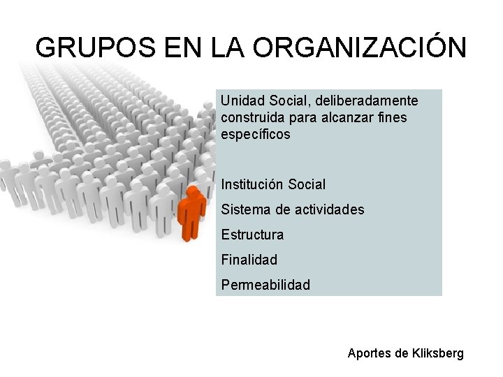 LA IMPORTANCIA Y DINMICA DE LOS GRUPOS EN