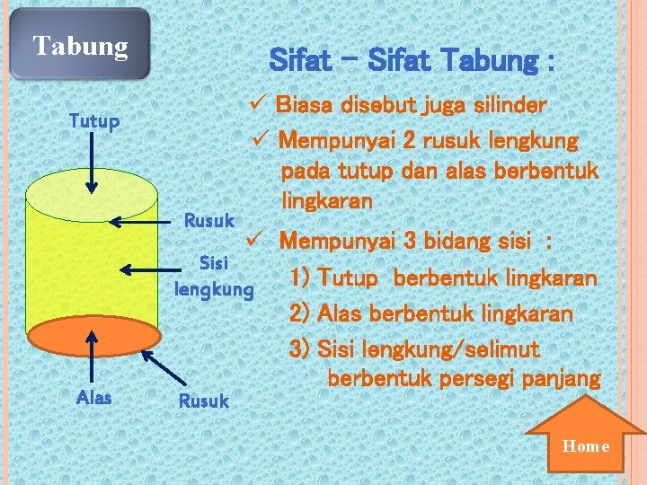 SELAMAT DATANG di Pembelajaran Pengenalan Bangun Ruang Sederhana