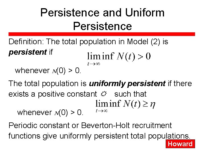 Epidemic Attractors In Periodic Environments AbdulAziz Yakubu Howard
