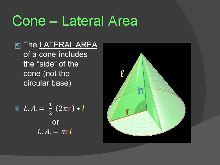 Geometry Mr Bower Power net CONES What is