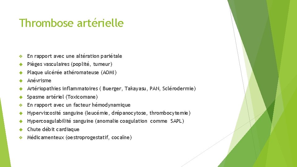 Ischmie aigue des membres Pr TOGOLA Birama Service