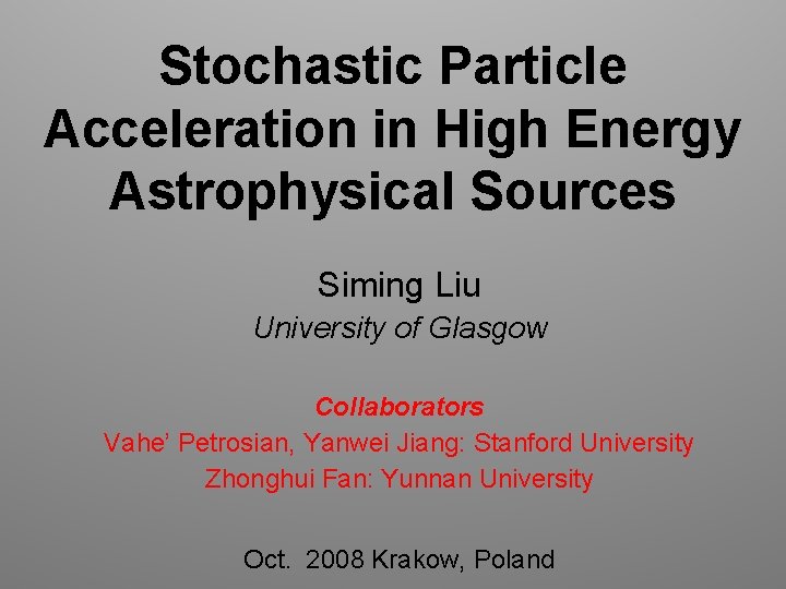 Stochastic Particle Acceleration in High Energy Astrophysical Sources