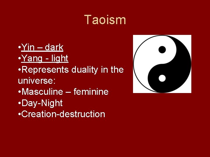 Chinese Religion China was Polytheistic Three belief systems