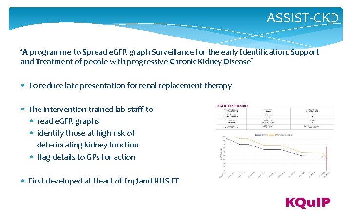 Learning From Kidney Services Improving at Scale Online