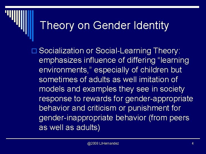 Gender Identity and Gender Transformation in Cross Cultural
