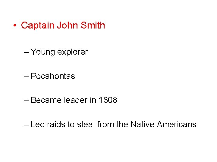 Jamestown and the Colonies Part 1 English in