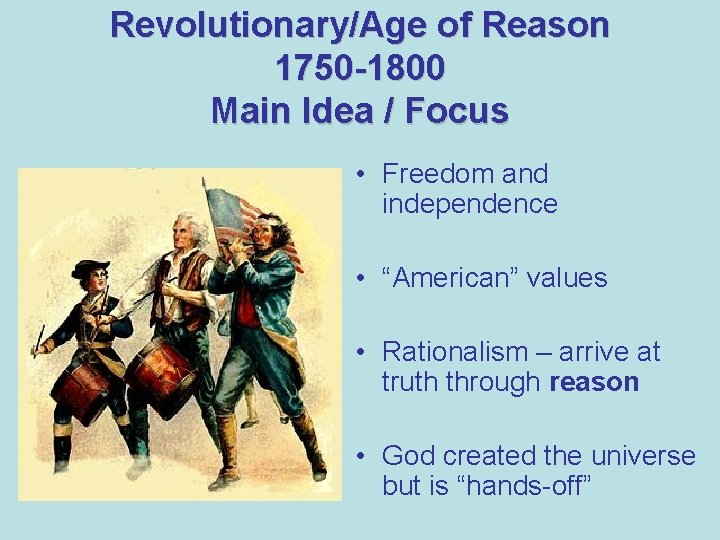 American Literary Periods and Their Characteristics PuritanColonial Writing