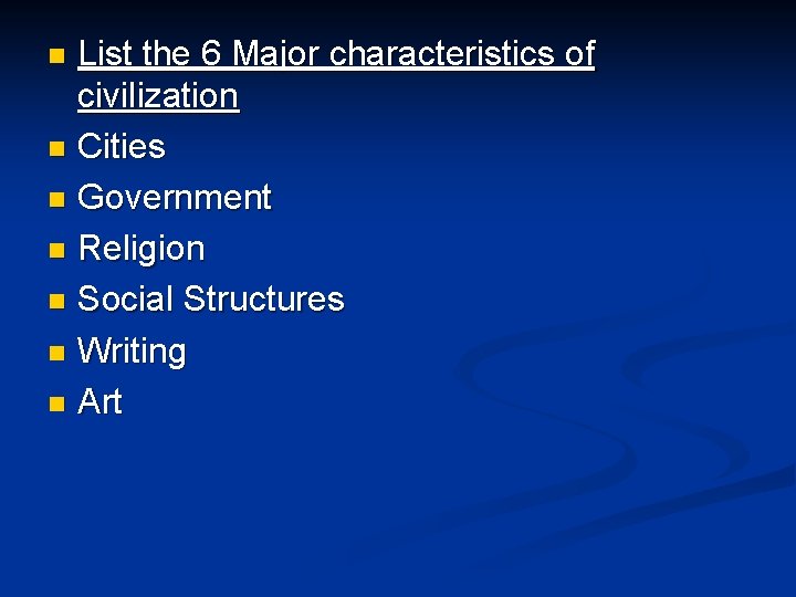 Unit 1 Test Review Terms Paleolithic Old Stone