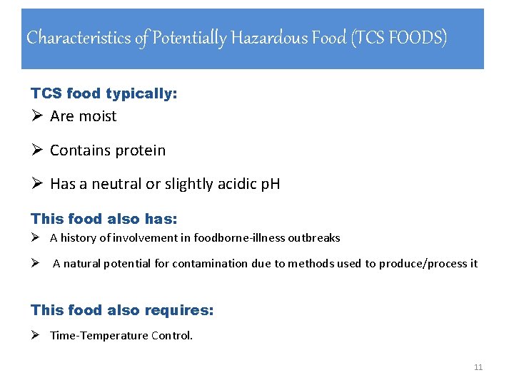 CHAPTER 1 PROVIDING SAFE FOOD KEEPING FOOD SAFE