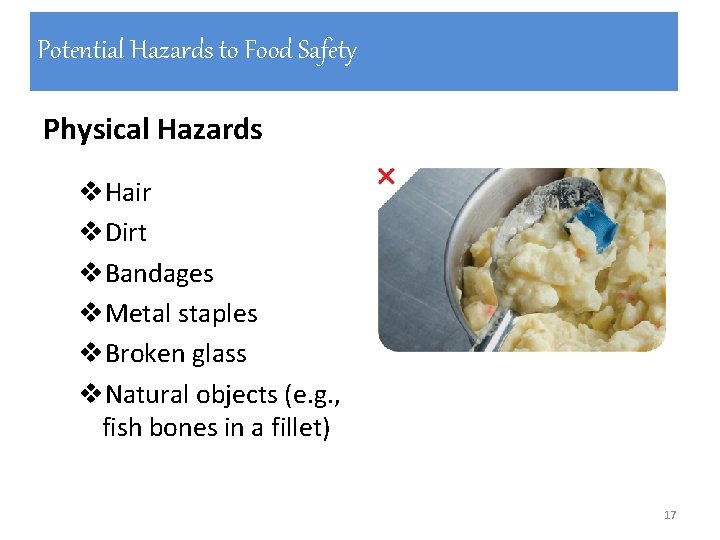 CHAPTER 1 PROVIDING SAFE FOOD KEEPING FOOD SAFE