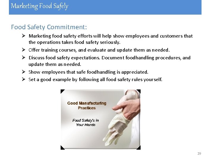 CHAPTER 1 PROVIDING SAFE FOOD KEEPING FOOD SAFE