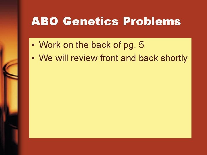 Blood Typing Practice More Blood Notes Forensic Science