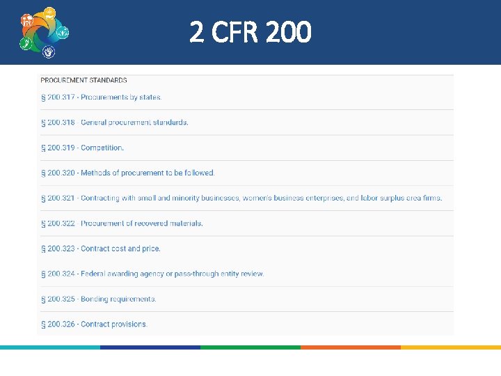 Procurement Part I Overview School Nutrition Programs November