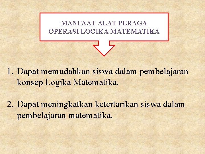 Alat Peraga Operasi Logika Matematika Oleh NURMA RIESKA