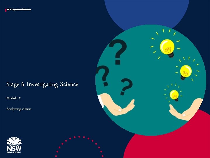 NSW Department of Education HSC hub Science Investigating