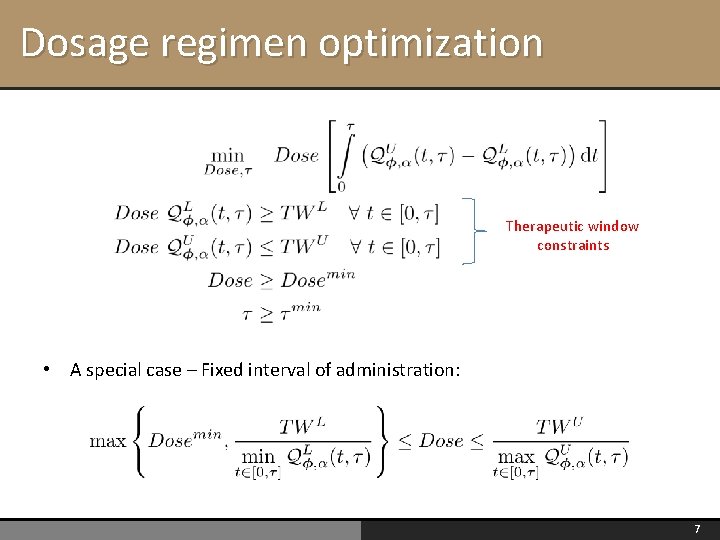 Design of Individualized Dosage Regimes using a Bayesian