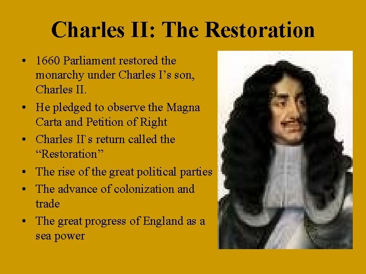 The Great Fire of London The Great Plague