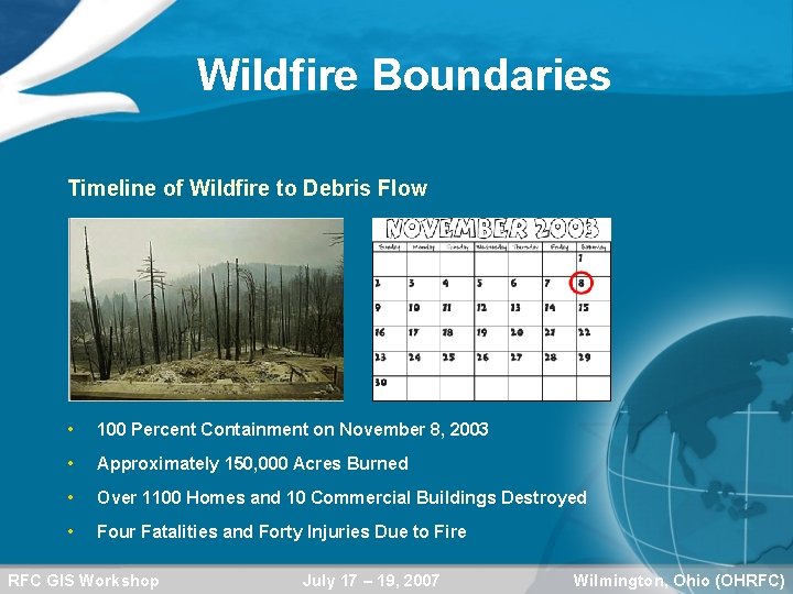 Wildfire Boundaries Acquisition Usage and Web Display Daniel