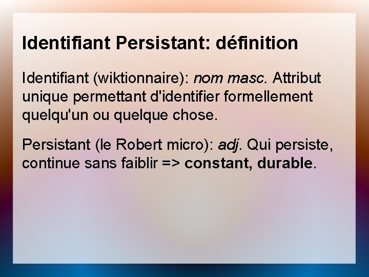 Introduction aux Identifiants Persistants PID Mickal Graf GBIFSweden