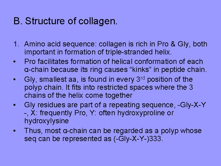 UNIT I Protein Structure and Function Fibrous Proteins
