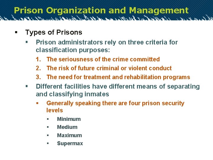 11 CHAPTER Prisons and Jails A Short History